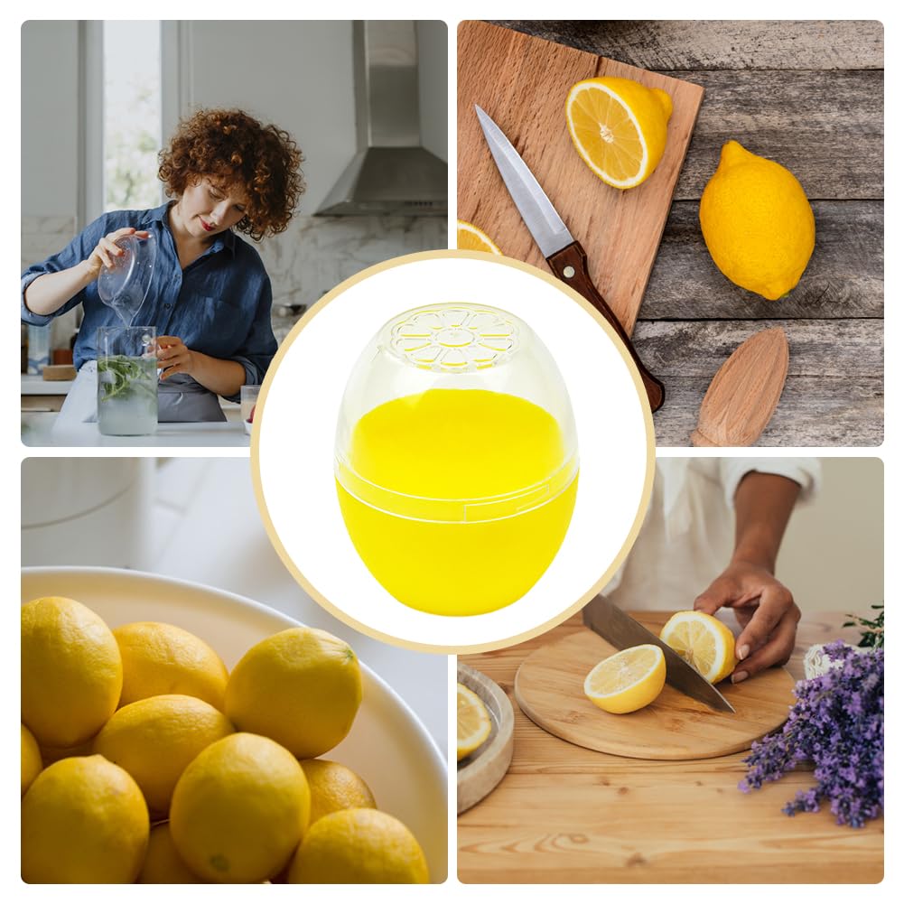 Lemon Keeper Lemon Saver Lemon Storage Containers Reusable Lemon Holder Organizer