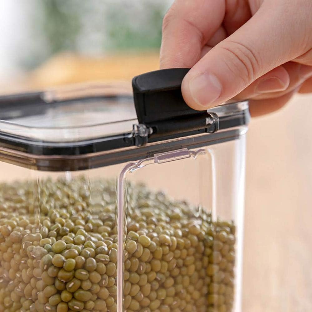 Airtight plastic container with lids to organize your kitchen - food storage container for freshness and convenience, Medium,3-Cups.