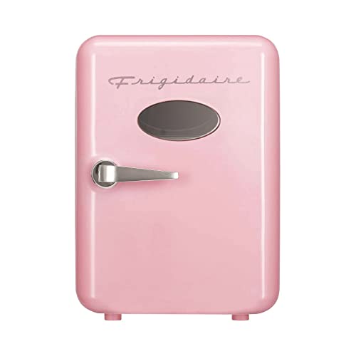 Frigidaire Portable Retro 6-can Mini Fridge, Pink - EFMIS137-PINK