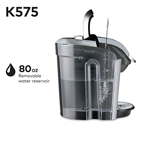 Keurig K575 Coffee Maker, Single Serve K-Cup Pod Coffee Brewer, Programmable Brewer, Platinum