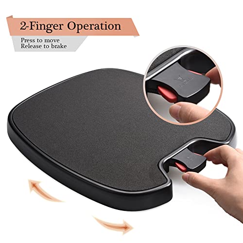 EVERIE GL01-L32 Large Size Appliances Tray with Rollers Compatible with Single Serve Brewers, Coffee Makers, Stand Mixers, Air Fryers, 12.6"W x 15"D