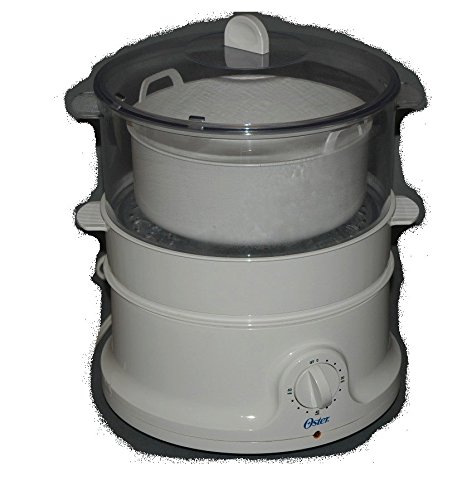 Oster 4714 Large Capacity 8-Quart Food Steamer Rice Cooker - White