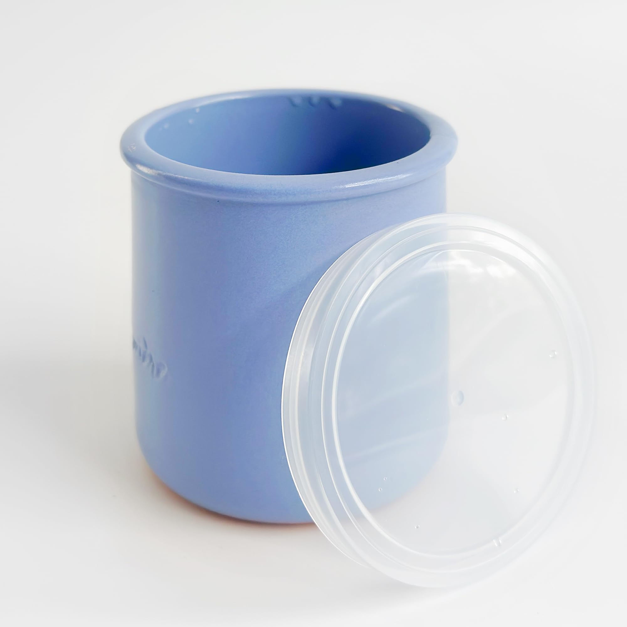 Yogurt Jar Lids for La Fermiere (24pcs) - Plastics Jar Lids for La Fermière Yogurt Jars, 4.9oz La Fermière Lids with Sealing plastic lids