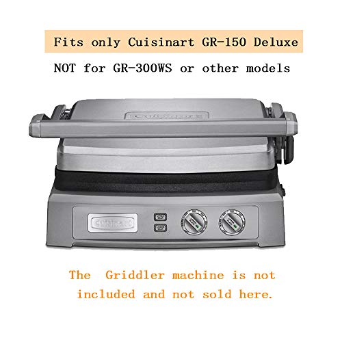 UsKitchen Waffle Plates for Cuisinart Griddler GR-150 Deluxe