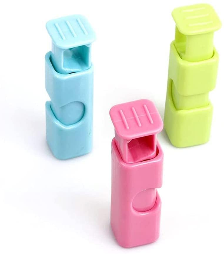 PULABO 1 Pack of 4 Pieces Food Sealing Clips, Bread Bag Clips Superior Locking Type Bag Clip, Pocket Sealing Clamp for Food, Bread Bag Popular