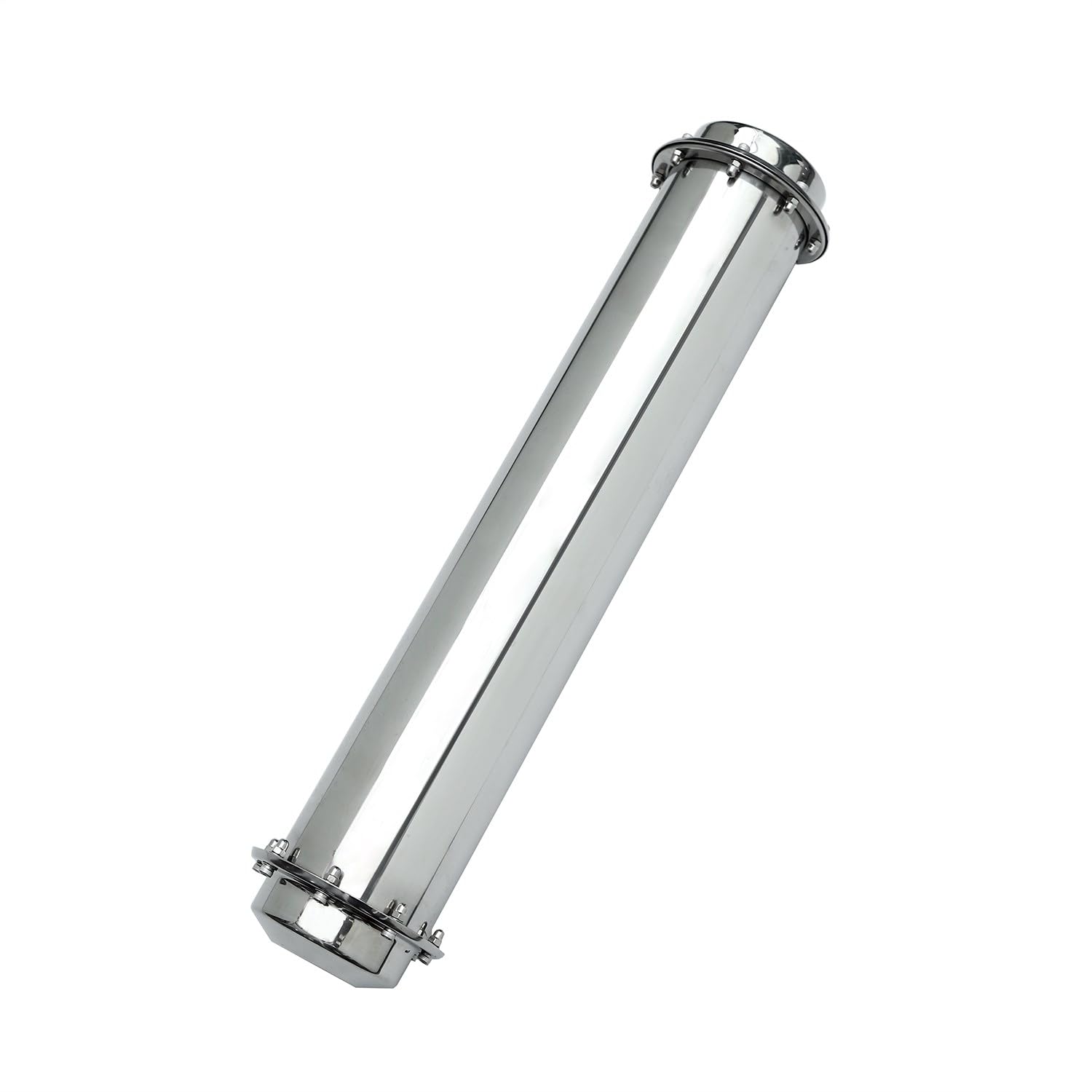 SoClaay Time Capsule Large Size 23.6inch/60cm Anti-Corrosion Waterproof Stainless Steel Capsule Container Durable Lock Container for Future Graduation Gift