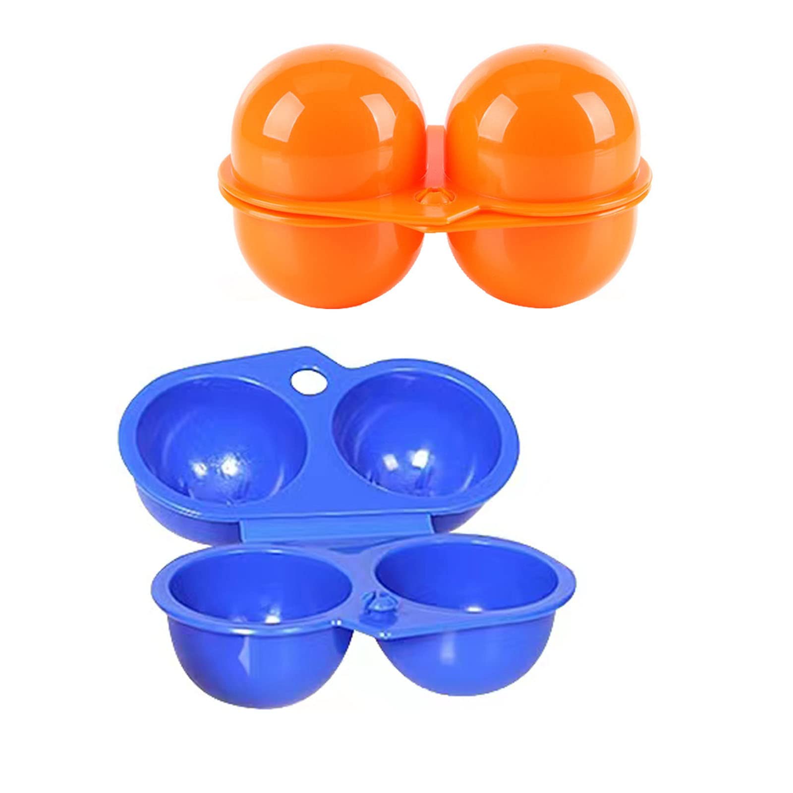 YYAOGAGNG 2Pcs Egg Box Shockproof Folding Plastic Egg Storage Tray Box Container for Outdoor Camping Picnic BBQ Hiking School