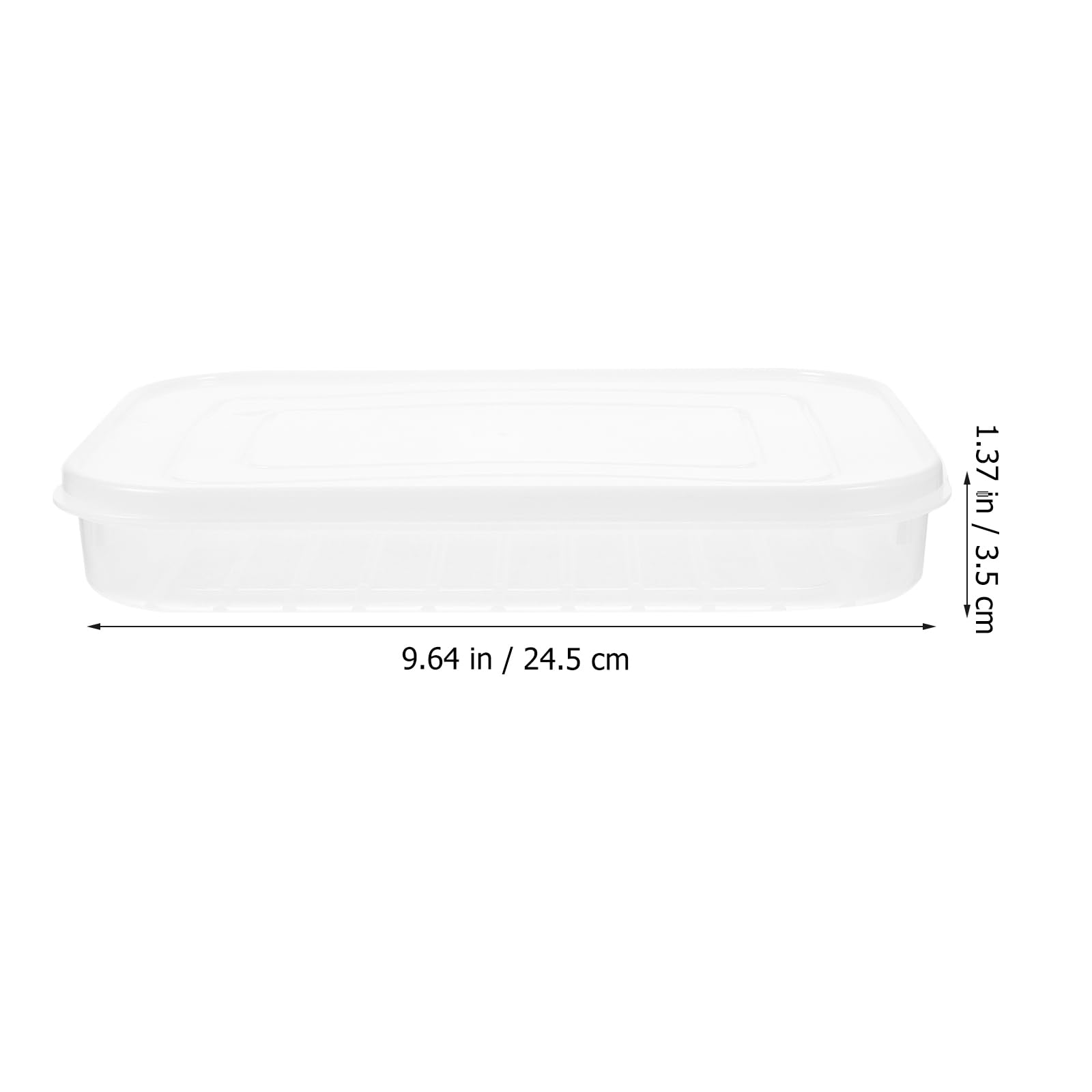 2 Pcs Transparent Food Storage Boxes with Lid for Refrigerator, Meat Container, Bacon Keeper, Stackable Cold Cuts and fruits Storage Containers for Fridge,Fridge Organizers