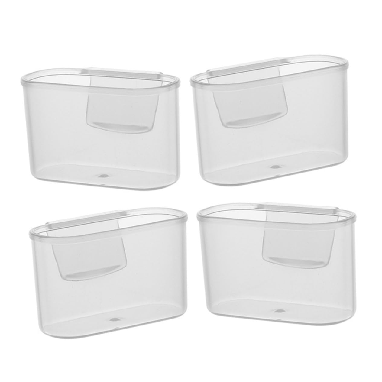 YARNOW 4pcs Box Refrigerator Side Door Box rack organizer tea bag container fridge organizer bin door hanging organizers Refrigerator Side Door Hanging Organizer Spices condiment pp Sauce
