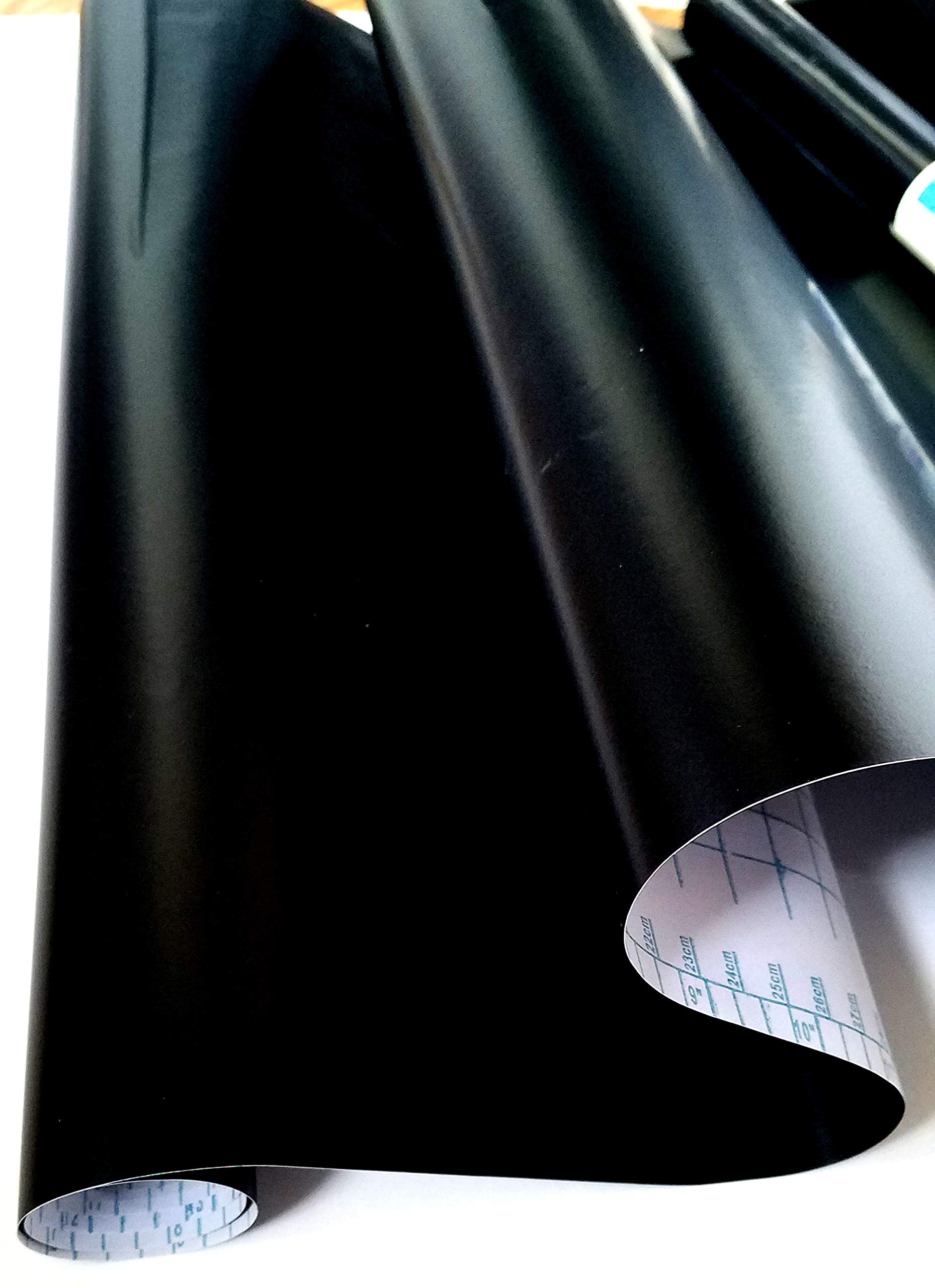 Classic Touch Zip Tac Self-Adhesive Shelf Liner - 9ft x17.75in (Black)