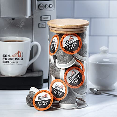 San Francisco Bay Compostable Coffee Pods - French Roast (120 Ct) K Cup Compatible including Keurig 2.0, Dark Roast