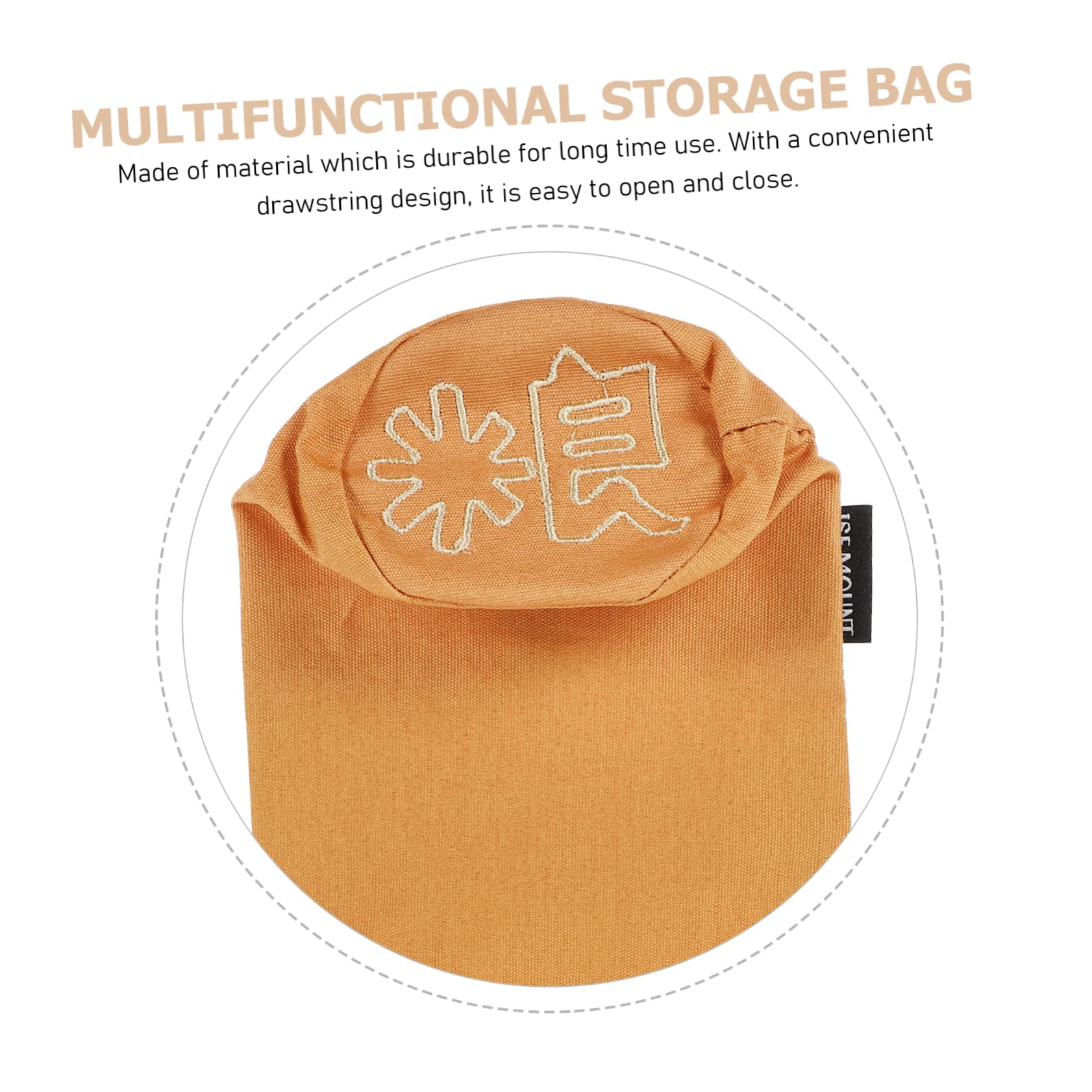 CIMAXIC Large Capacity Canvas Drawstring Bag for Camping and Storage Multi Purpose Rice and Grain Holder Muslin Style for Outdoor Adventures and Picnics