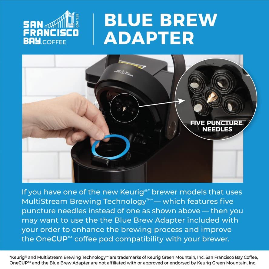 San Francisco Bay Compostable Coffee Pods - French Roast (120 Ct) K Cup Compatible including Keurig 2.0, Dark Roast