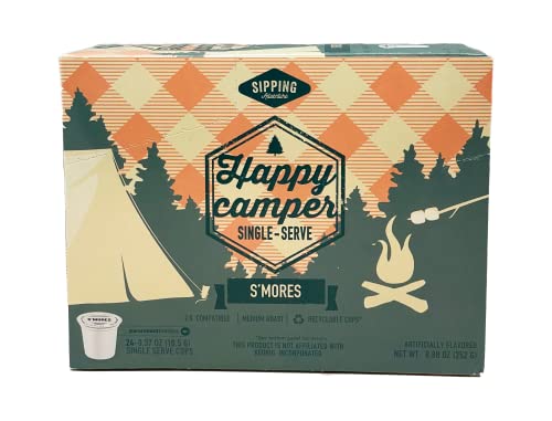 Paramount Roasters 24 Single Serve Coffee (Happy Camper, S'Mores Flavored Coffee)