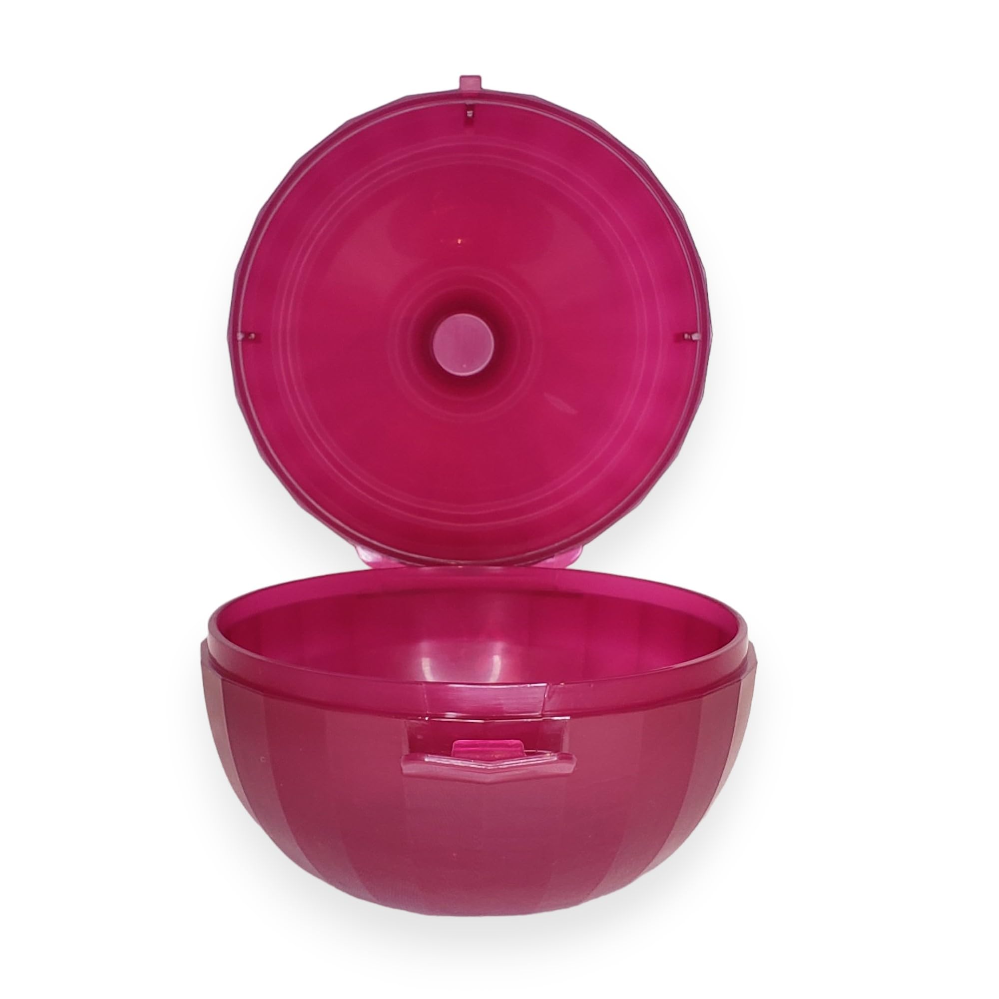 Tupperware Onion Keeper Container Red Purple