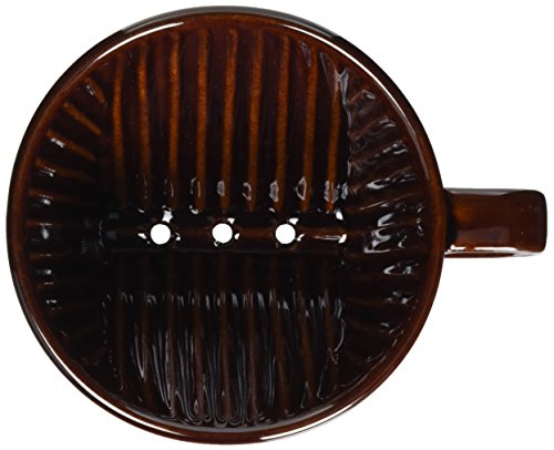 Kalita Ceramic Coffee Dripper 101 Lotto Brown # 01003