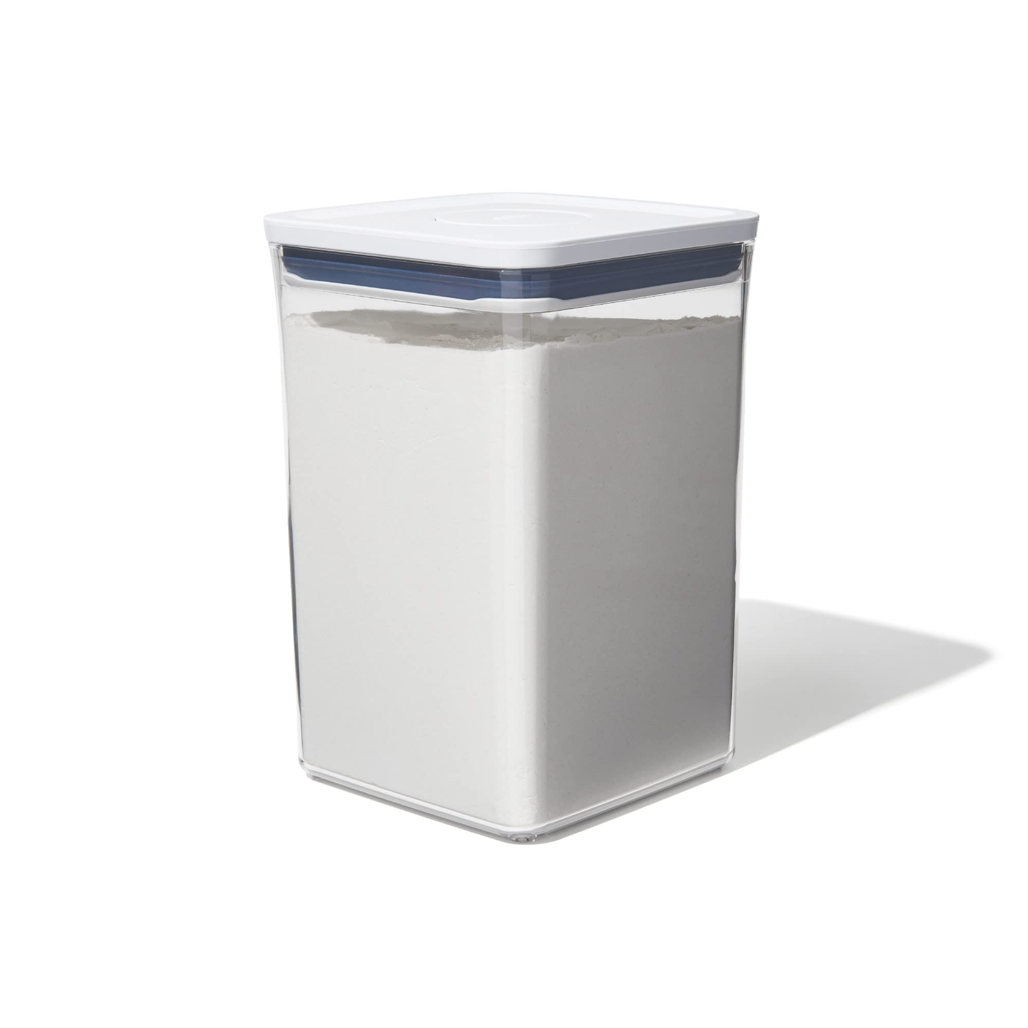OXO Good Grips POP Container Bundle - Airtight Food Storage Containers - Big Square Medium 4.4 Qt and 1.7 Qt Rectangle