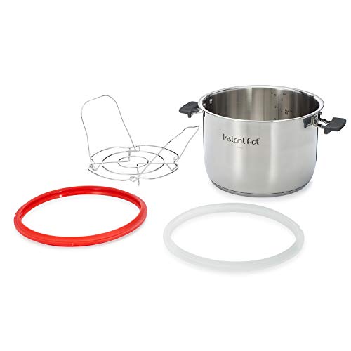 Instant Pot Duo Evo Plus 10-in-1 Pressure Cooker, Rice Cooker, Slow Cooker, Yogurt Maker, Sous Vide, Sauté, Food Warmer, Bake, Stock Pot, Steamer, Cookware Grade Stainless Steel Inner Pot, 6 Quart