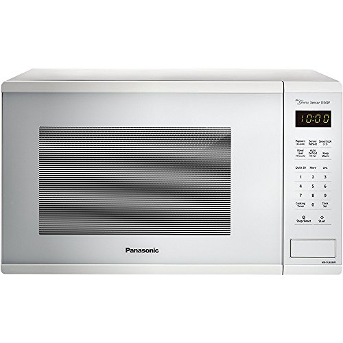 Panasonic NN-SU656W 1.3 Cu. Ft. 1100W Countertop Microwave Oven in White Bundle with 2 YR CPS Enhanced Protection Pack