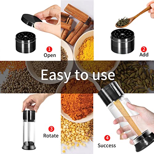 Herb Grinder All-in-one, Kitchen Spice Grinder, Black