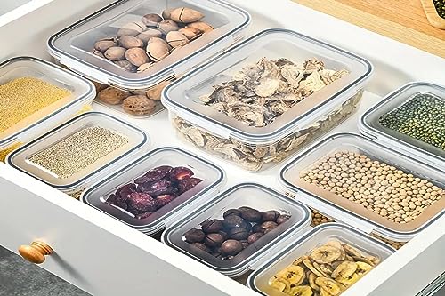 Large Size Food Storage & Fresh Produce Container with Built-in Removable Strainer - Fresh Produce Saver - BPA-Free, Leak-Proof Lid (Large)