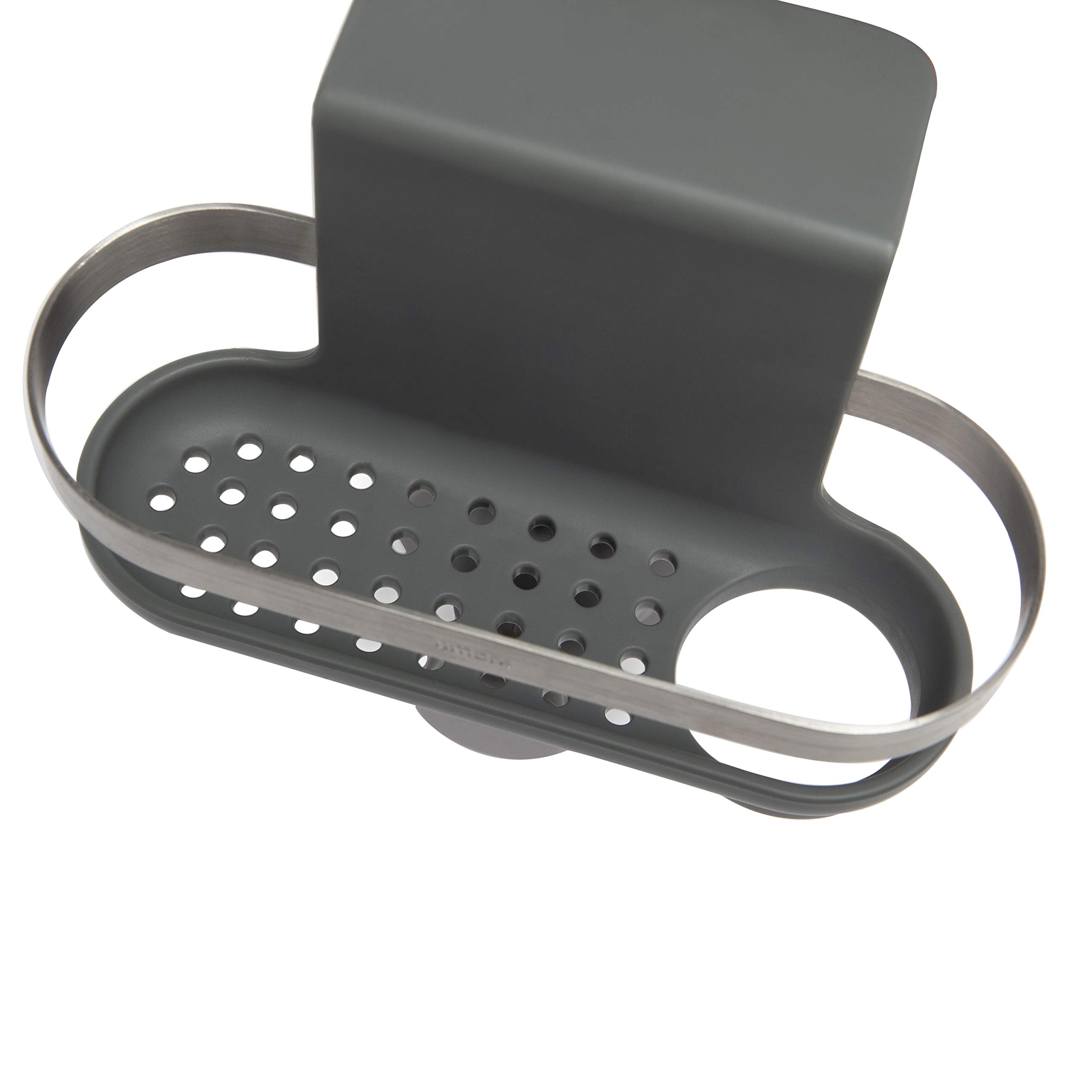 Umbra, Charcoal Holster Sure-Lock Sponge Caddy, Kitchen Organizer for Sink Packaging may vary