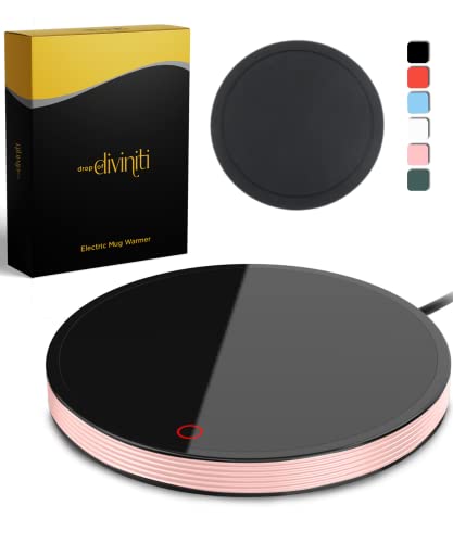 DiviniTi Coffee Mug Warmer for Desk - Electric Cup Warmer for Desk - 2-Setting Coffee Cup Warmer for Coffee - Safe, Easy-to-Use Mug Warmer Coffee Warmer for Desk Heated Coffee Mug (NO Mug Included)