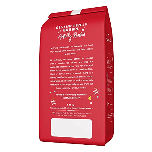Joffrey's Coffee & Tea Company Disney Mickey Minnie Winter Wonderland, Specialty Collection, Artisan Medium Roast Coffee, White Chocolate Caramel Flavored Drip Brew (Ground, 11 oz)