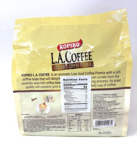 Kopiko Instant 3in1 Low Acid Coffee - 24 Packets/Bag
