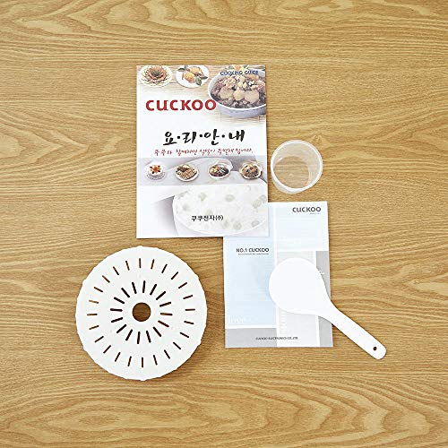 CUCKOO CRP-HZ0683FR | 6-Cup (Uncooked) Induction Heating Pressure Rice Cooker | 13 Menu Options, Auto-Clean, Voice Guide, Made in Korea | Black/Red