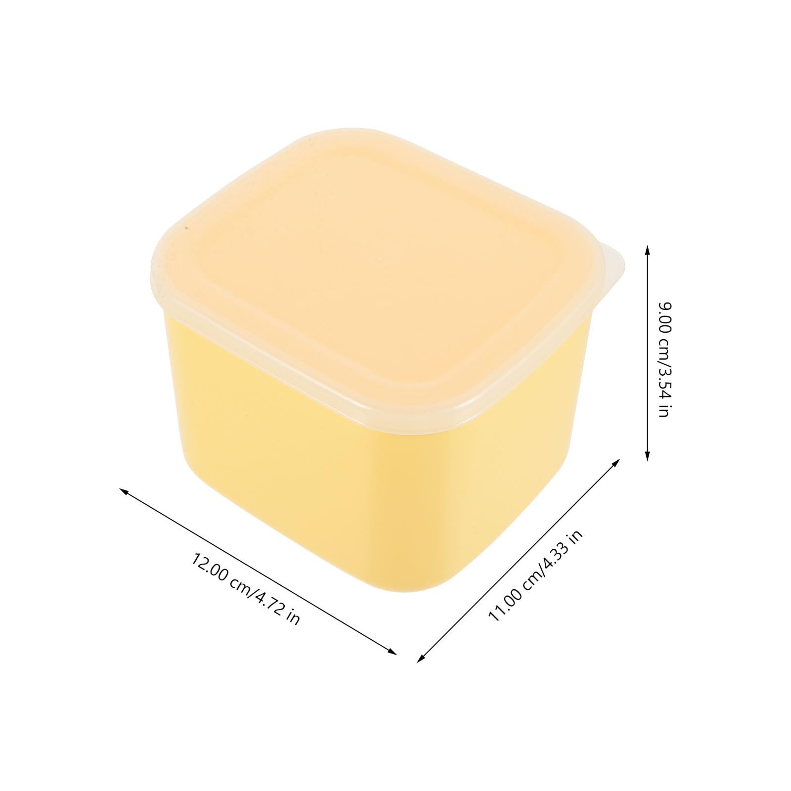 2pcs Sliced Cheese Container for Fridge Cheese Slice Holder with Lids Plastic Cheese Box for Fridge Cheese Storage Container for Fridge Cheese Container for Refrigerator