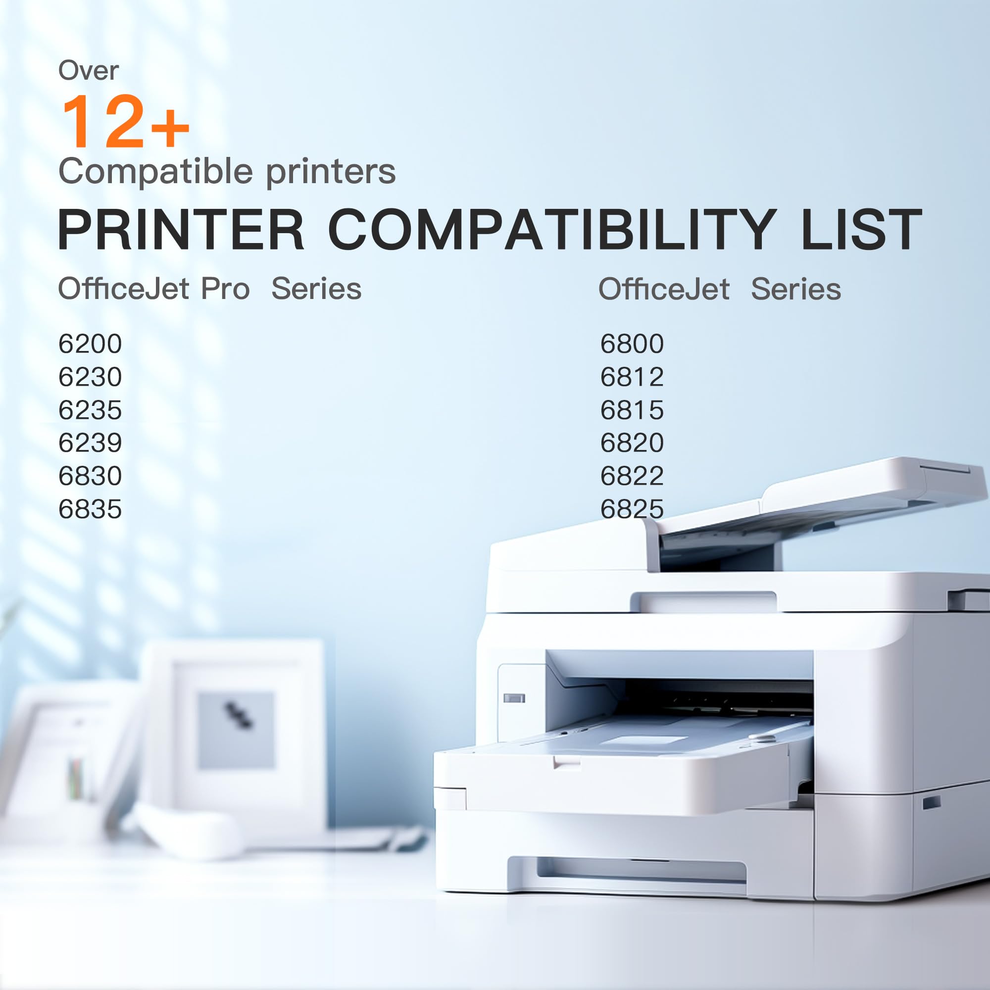 E-Z Ink (TM Compatible Ink Cartridge Tray Replacement for HP 934 935 High Yield 934XL 935XLcompatible with Officejet 6830 6230 6815 6812 6835 6820 Printer (4 Pack)