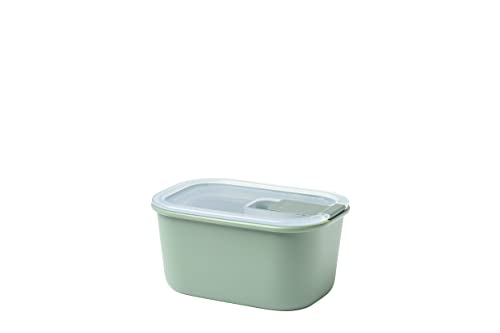 Mepal EasyClip 15oz/450ml - Leakproof & Airtight Food Storage Container | BPA-Free | One-Click Open & Close System | Nordic-Sage | Made in Holland