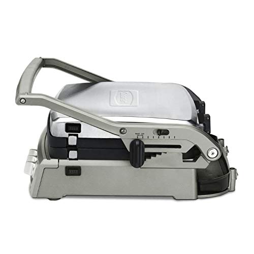 Cuisinart GR-300 Elite Griddler with 8-Inch Nylon Flipper Tongs and Cookbook Bundle (3 Items)