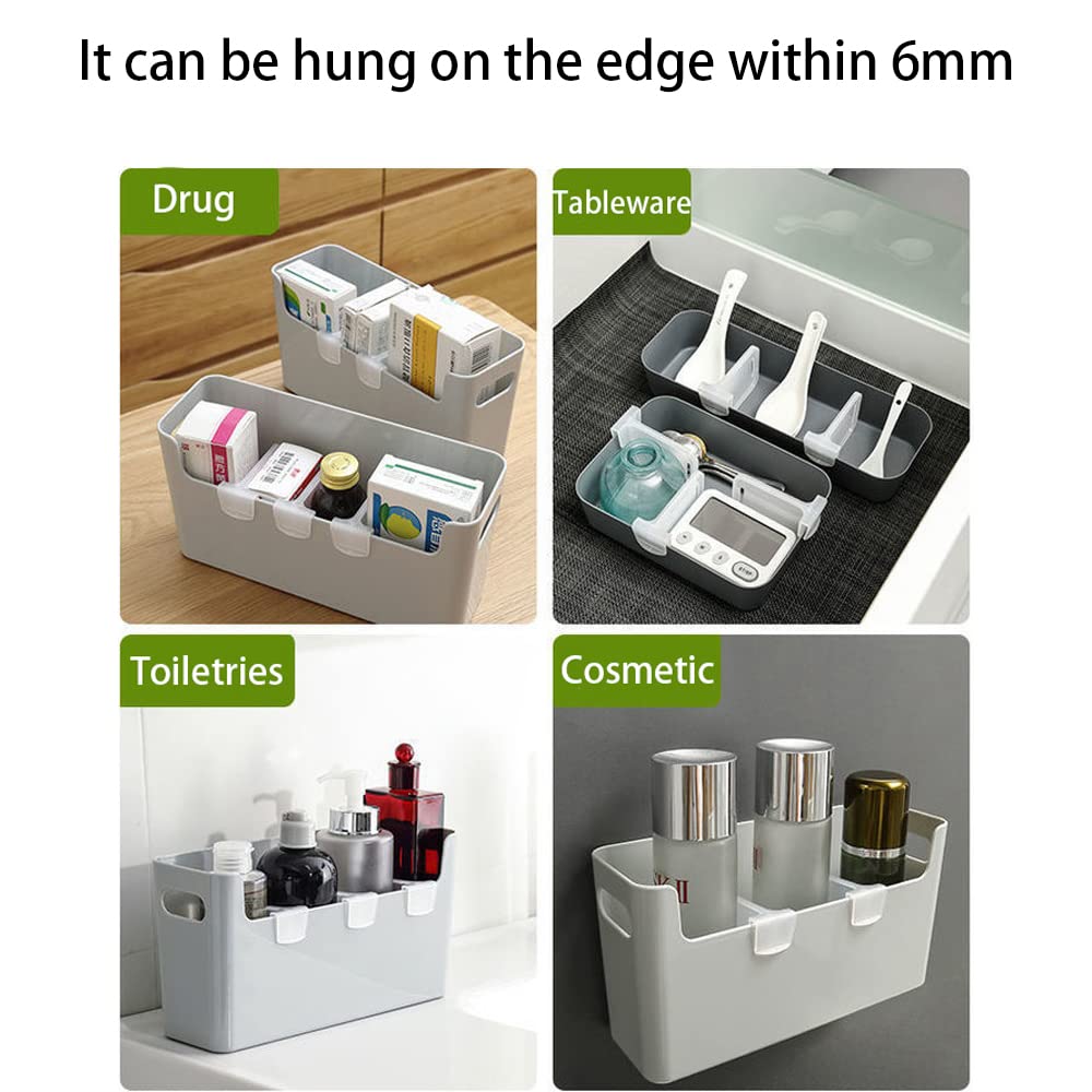 Fridge Drawer Divider,Clear Refrigerator Organizer Bins Partition,Storage Baskets Space Allocator,Portable Drawer Separators Board,Plastic Storage Container Bottle Can Divider Combination(8Pcs)