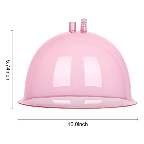 Titoe Buttocks Vacuum Cups 230mL Vacuum Therapy Cupping Machine Accessories Butt Suction Cups with Y-Hose,A Pair