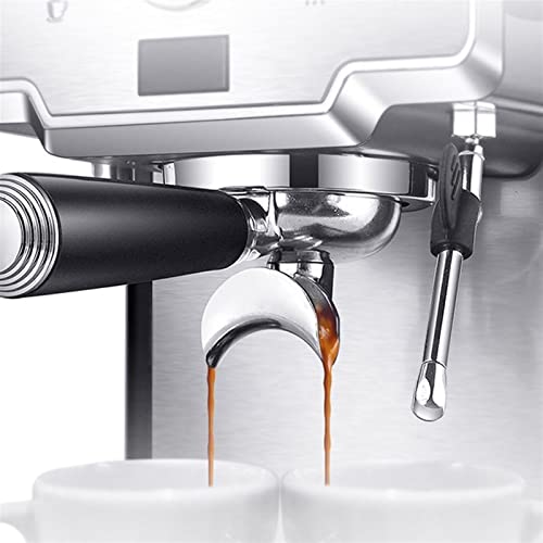 WJHSPkfj Espresso Machine Coffee Machine Espresso Machine Semi-Automatic Pump Cappuccino Milk Froth Machine Coffee Machin (Color : Dark Grey, Size : UK)