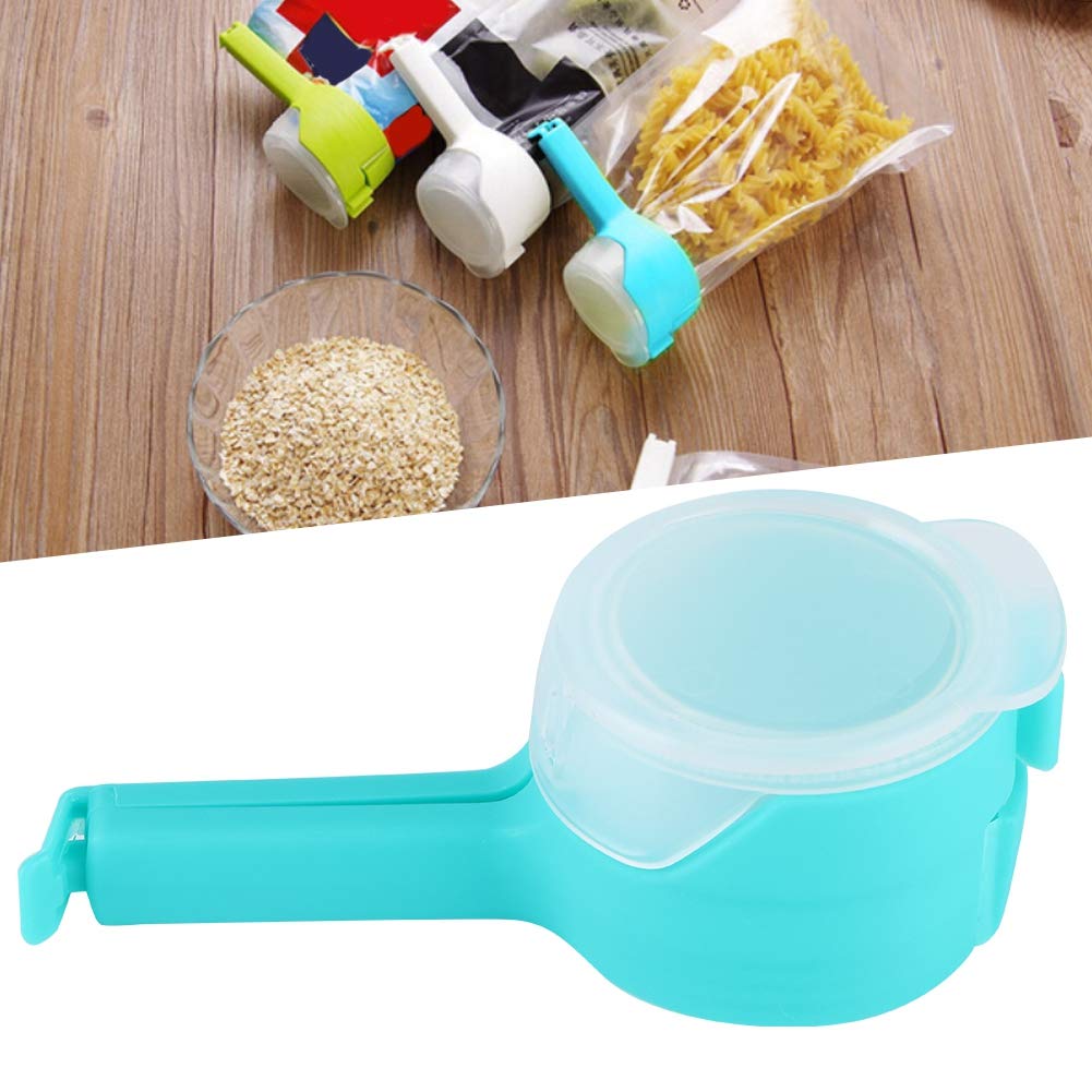 Food Sealing Clip, Chip Bag Clip, PP Household Portable Food Storage Bag Clip Travel Snack Sealing Clip Kitchen Tools Accessory(Blue)