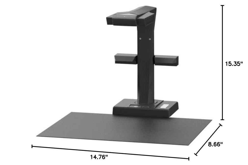 CZUR ET24 Pro Professional Book Scanner, 24MP Document Scanner, 3rd Gen Auto-Flatten & Deskew Tech, A3 Document Camera, 180+ Languages OCR, Support HDMI, for Windows/MacOS/Linux