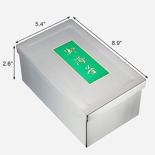 TIKUSAN Japanese Seaweed Container Sushi Nori Can Made in Japan Stainless Steel (Small)