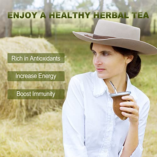 FullChea - Yerba Mate Tea Bag, 40 Teabags, 3g/bag - Unsmoked, Cultivated From Argentina - Rich In Antioxidants And Plant Nutrients