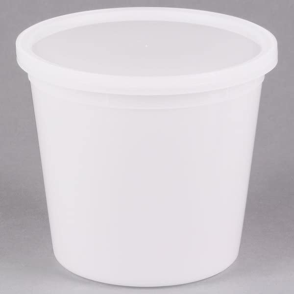 VeZee Deli Containers with Lids | Airtight Food Storage Containers | Clear Kitchen Organizing Leak Proof, BPA-free 168 oz| Set of 50