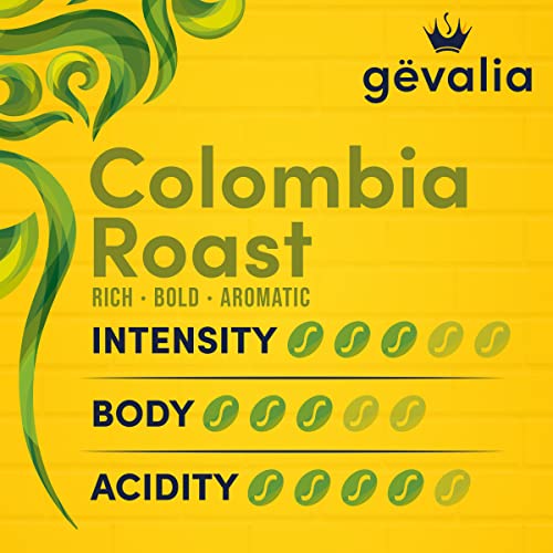 Gevalia Colombia Medium Roast Ground Coffee, 31.9 oz Canister