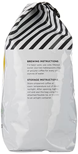 AmazonFresh Just Bright Whole Bean Coffee, Light Roast, 32 Ounce