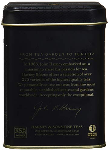 Decaffeinated Earl Grey, Loose tea in 4 Ounce tin