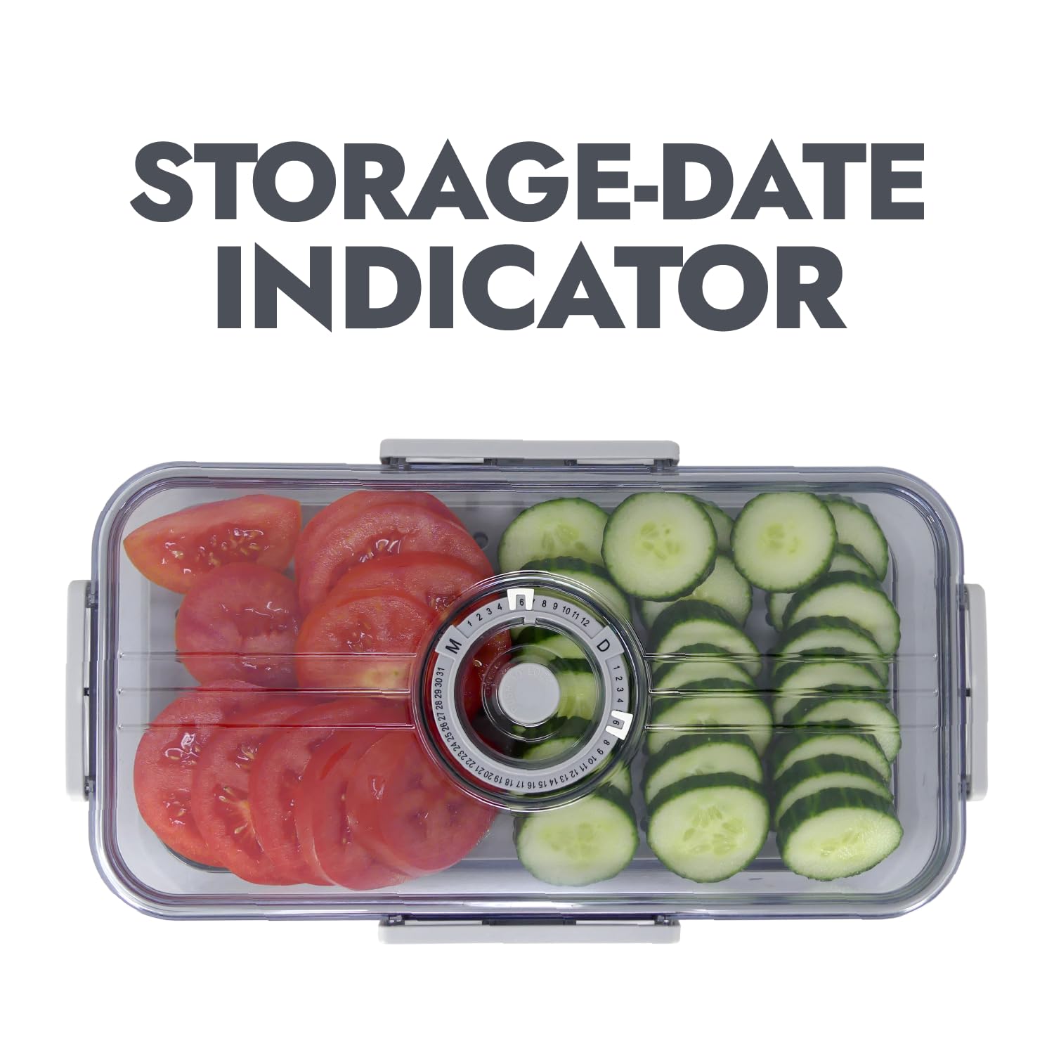 NANBUZZ SOLUTIONS Deli Keeper with Airtight Lid & Drip Tray for Food Storage