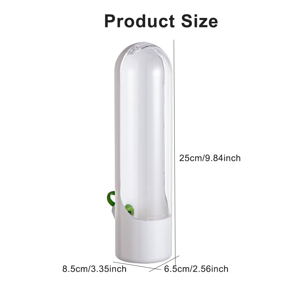 2pcs Herb Saver for Refrigerator Herb Saver Pod Asparagus Container For Fridge Cilantro Containers for Refrigerator Herb Keeper for Cilantro, Parsley(as shown)
