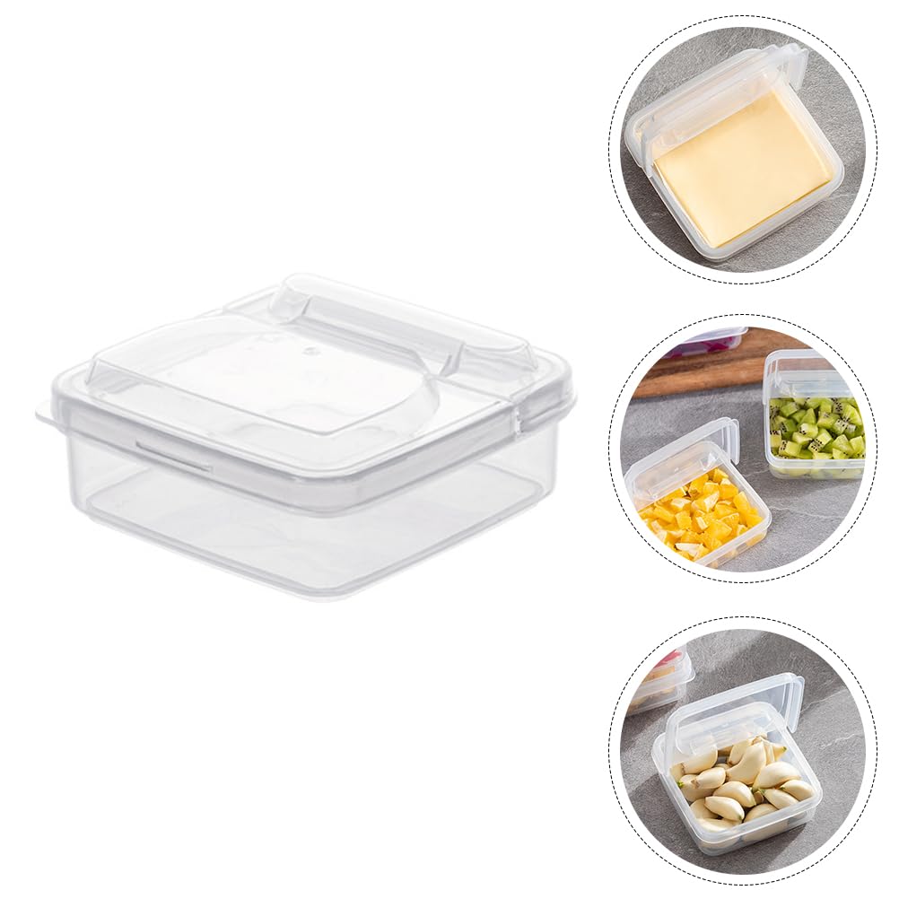 Ciieeo Cheese Storage for Fridge Utensil Holder 2pcs s Saver Airtight Butter Boxes Food Serving Dishes with Lids Meal Prep Container for Kitchen Refrigerators Cream Cheese