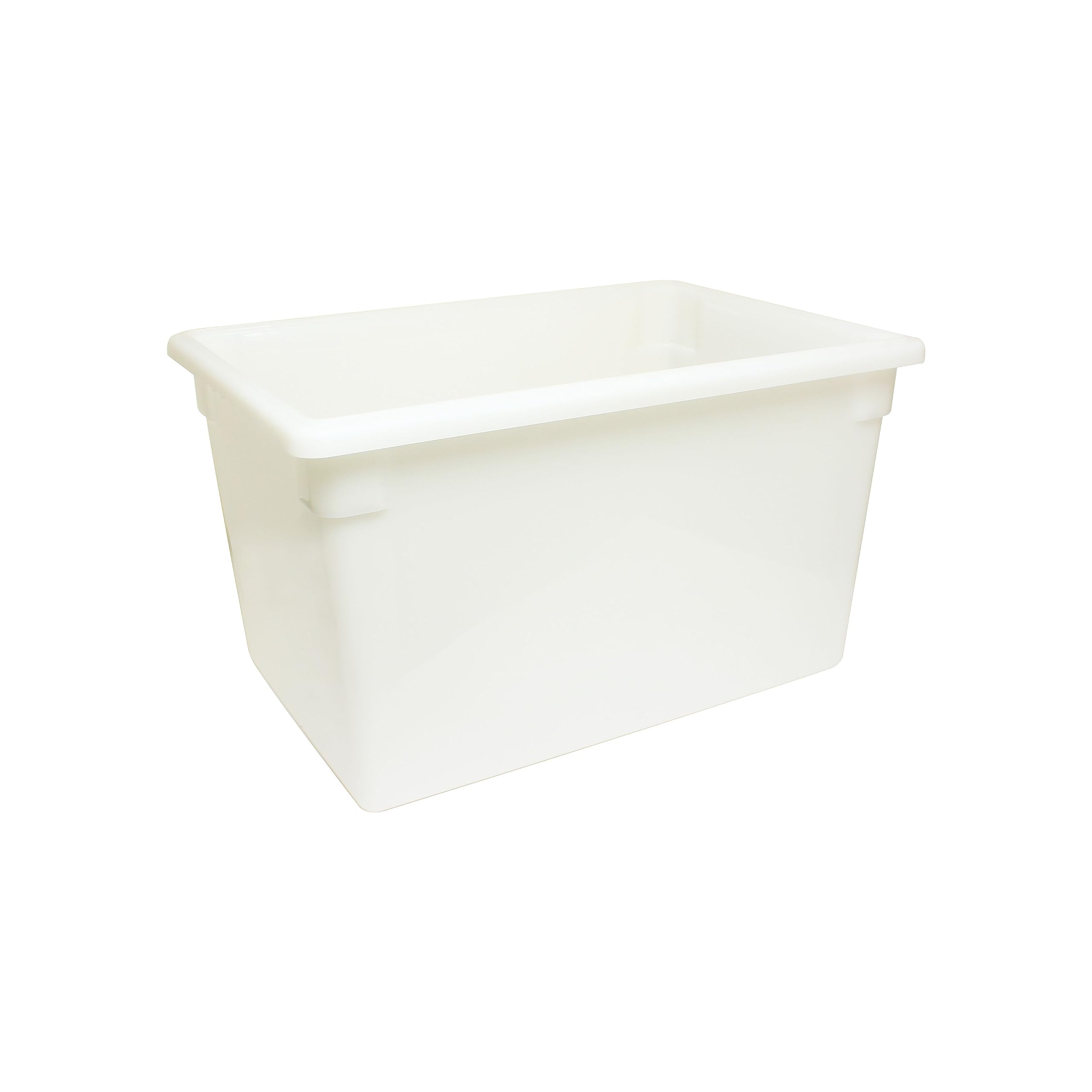 TrueCraftware- 22 Gallon White Food Storage Box Polypropylene 18" X 26" X 15"- Food Storage Container Meal Prep Food Storage for Home Cafeteria Kitchen Pantry Organization Dishwasher Safe