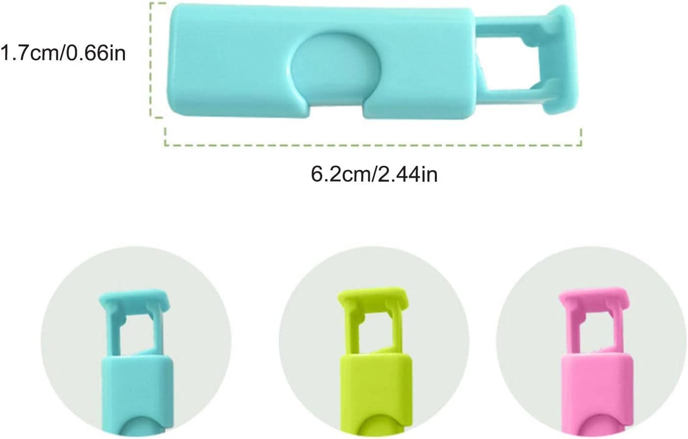Bread Bag Seal Clip Squeeze and Lock Bread Bag Clips for Food Storage, Reusable Easy Squeeze & Lock for Snack Food Bread Bag, Plastic Bag Clip Strong Moistures-Proof Fresh-Keeping Sealing Clip